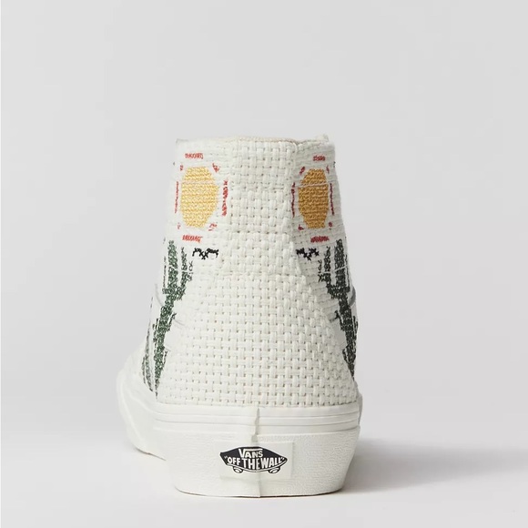 Vans | Shoes | New Vans Sk8hi Crochet Embroidered Marshmallow Desert ...